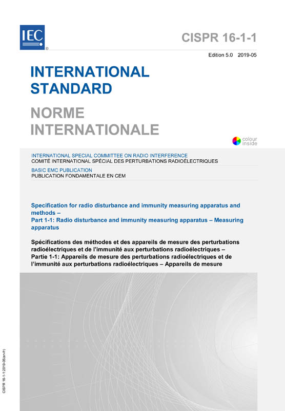 CISPR 16-1-1:2019 - IEC-Normen - VDE VERLAG