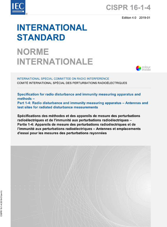 CISPR 16-1-4:2019 - IEC-Normen - VDE VERLAG