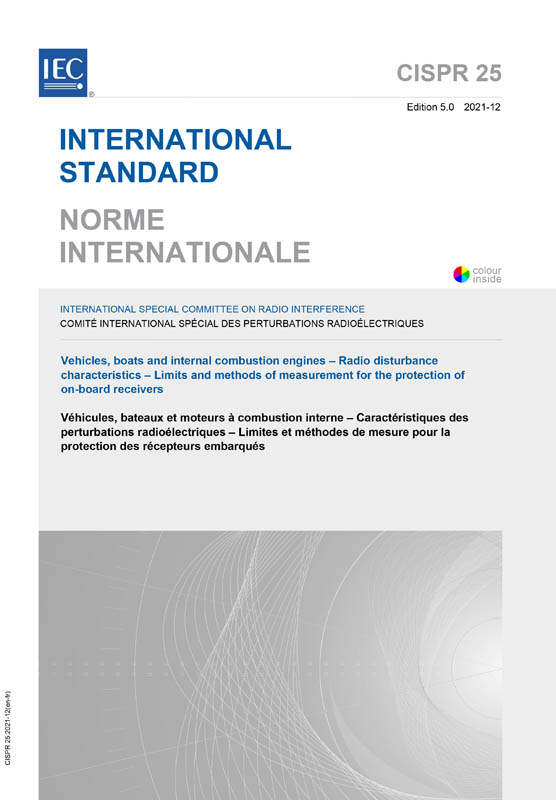 CISPR 25:2021 - IEC-Normen - VDE VERLAG