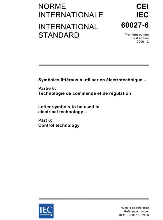 IEC 60027-6:2006 - IEC Standards - VDE Publishing House