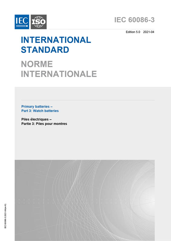 IEC 60086-3:2021 - IEC-Normen - VDE VERLAG