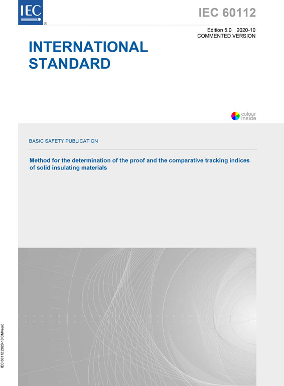 IEC 60112:2020 CMV - IEC Standards - VDE Publishing House
