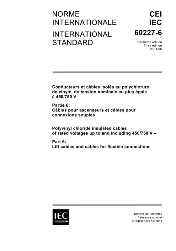 IEC 60227-6:2001 - IEC-Normen - VDE VERLAG