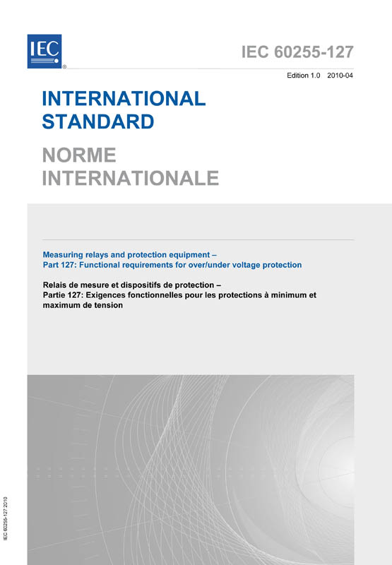 IEC 60255-127:2010 - IEC-Normen - VDE VERLAG