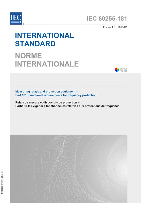 IEC 60255-181:2019 - IEC-Normen - VDE VERLAG
