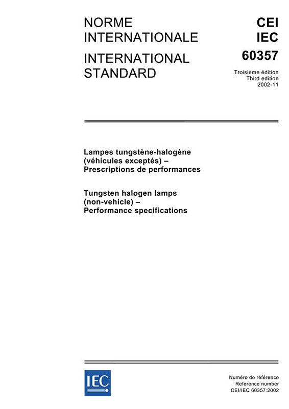 IEC 60357:2002 - IEC-Normen - VDE VERLAG