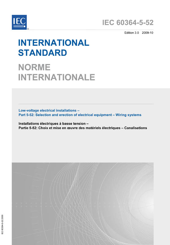 IEC 60364-5-52:2009 - IEC-Normen - VDE VERLAG