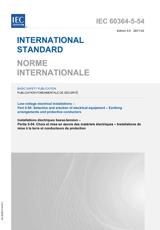 IEC 60364-5-54:2011 - IEC Standards - VDE Publishing House