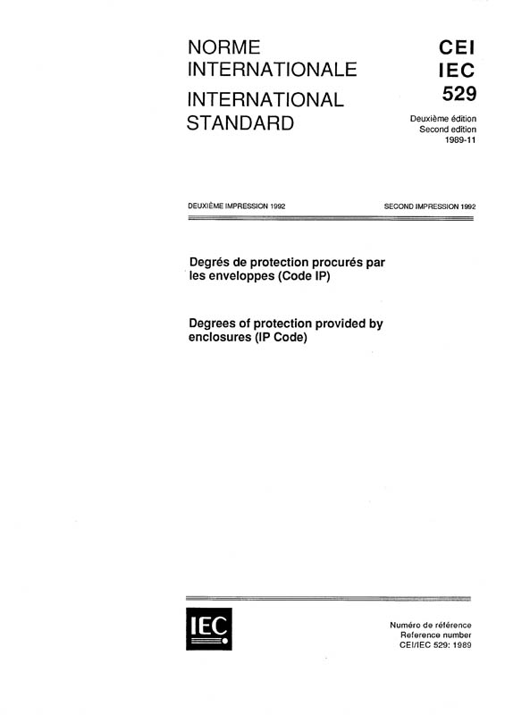IEC 60529:1989 - IEC-Normen - VDE VERLAG