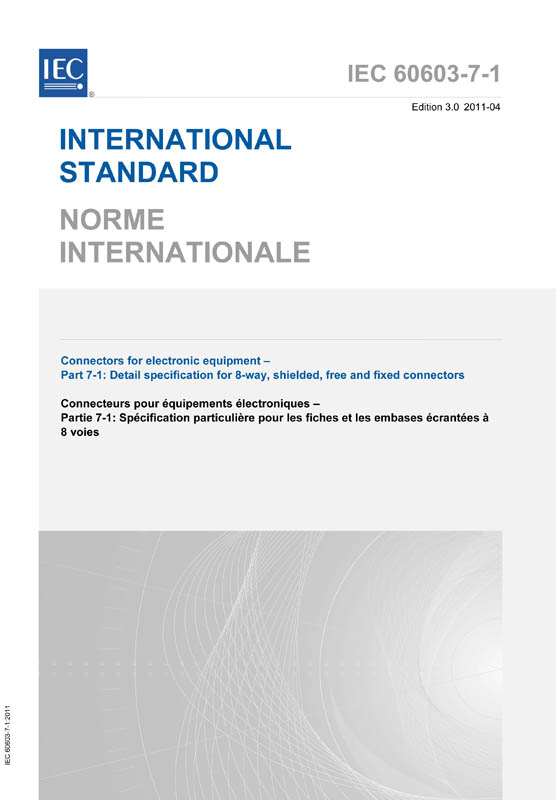 IEC 60603-7-1:2011 - IEC Standards - VDE Publishing House