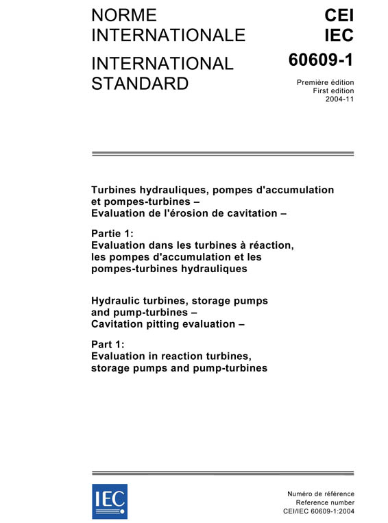 IEC 60609-1:2004 - IEC-Normen - VDE VERLAG