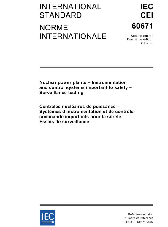 IEC 60671:2007 - IEC Standards - VDE Publishing House