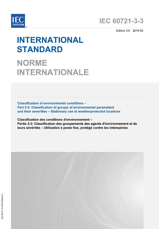IEC 60721-3-3:2019 - IEC-Normen - VDE VERLAG