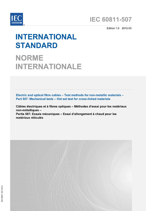 IEC 60811-507:2012 - IEC-Normen - VDE VERLAG