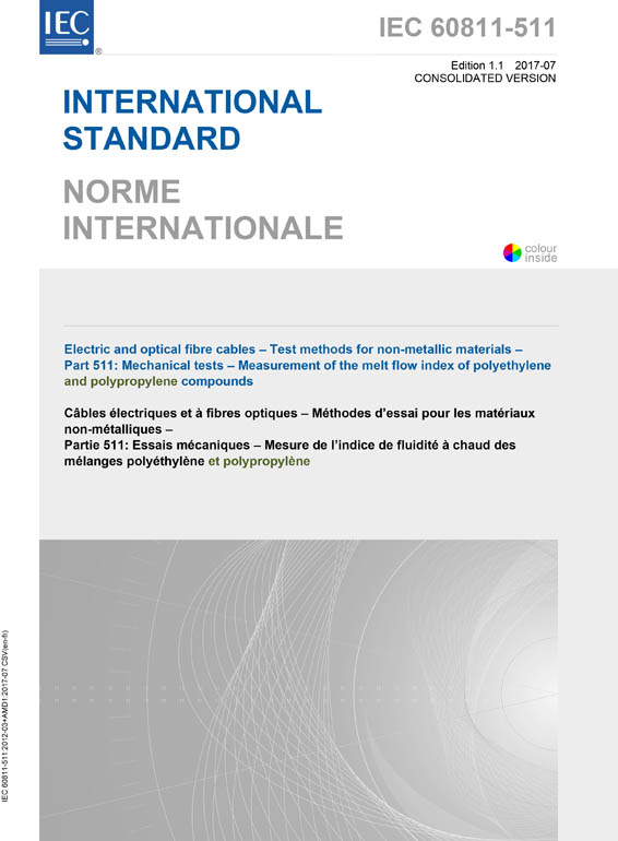 IEC 60811-511:2012+AMD1:2017 CSV (Consolidated Version) - IEC Standards ...