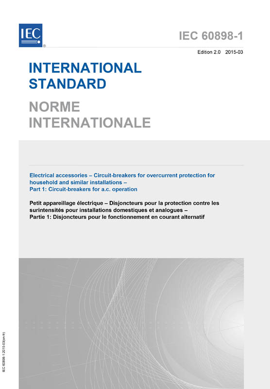 IEC 60898-1:2015 - IEC-Normen - VDE VERLAG