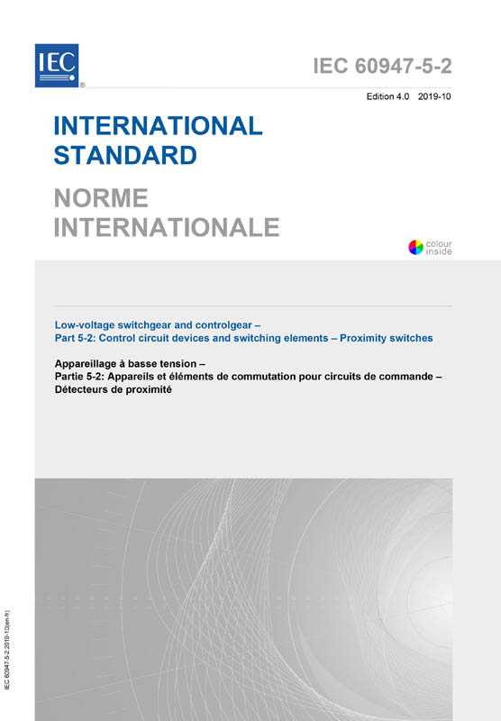 IEC 60947-5-2:2019 - IEC-Normen - VDE VERLAG
