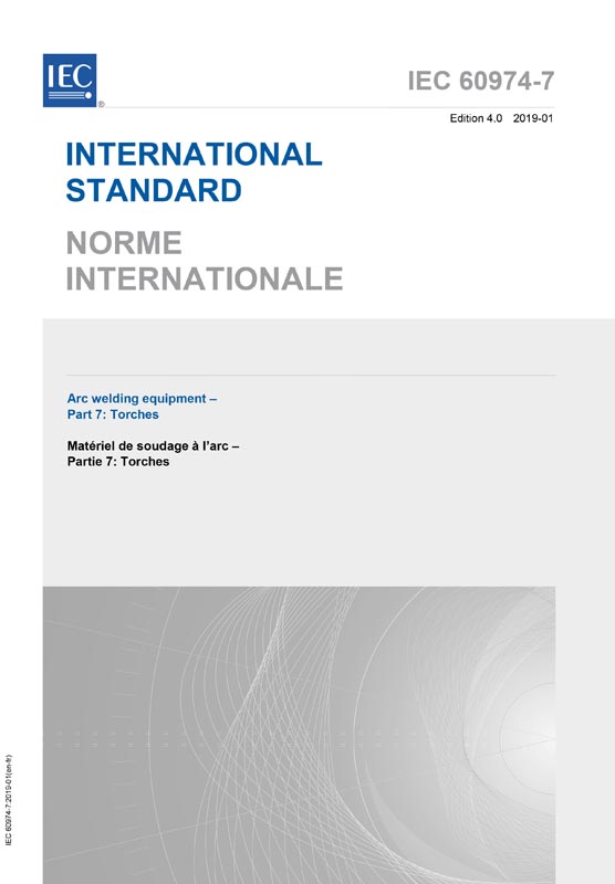 IEC 60974-7:2019 - IEC Standards - VDE Publishing House