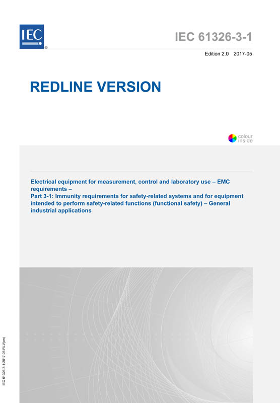 IEC 61326-3-1:2017 RLV - IEC Standards - VDE Publishing House