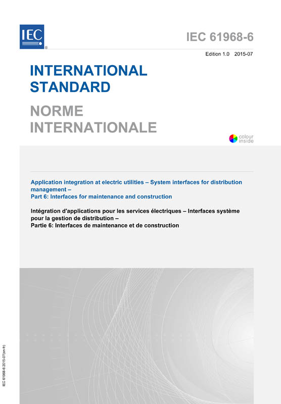 IEC 61968-6:2015 - IEC Standards - VDE Publishing House