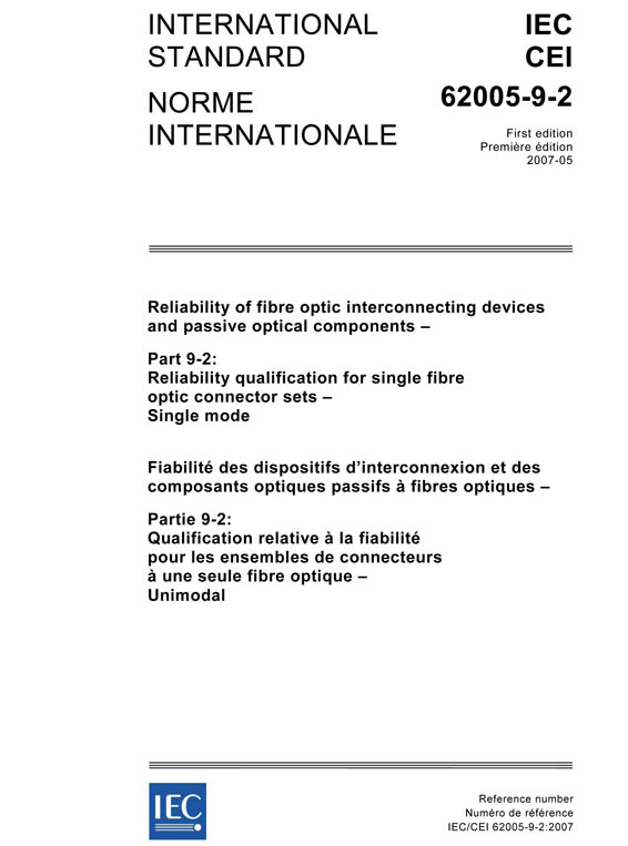 IEC 62005-9-2:2007 - IEC-Normen - VDE VERLAG
