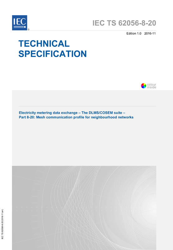 IEC TS 62056-8-20:2016 - IEC Standards - VDE Publishing House