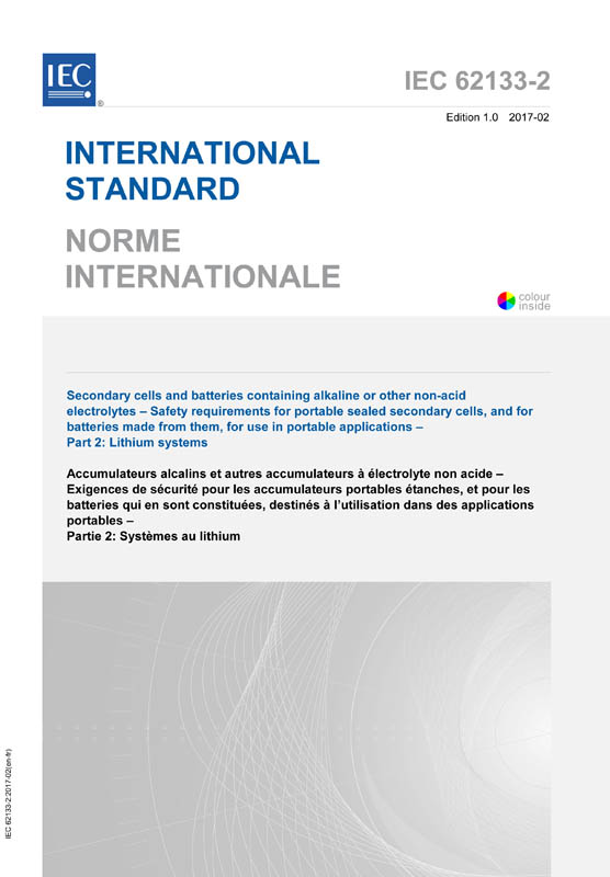 IEC 62133-2:2017 - IEC-Normen - VDE VERLAG