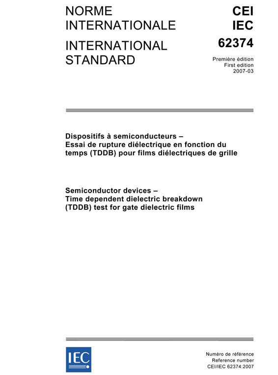 IEC 62374:2007 - IEC Standards - VDE Publishing House