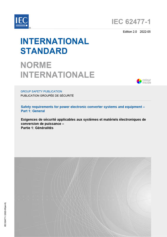 IEC 62477-1:2022 - IEC-Normen - VDE VERLAG