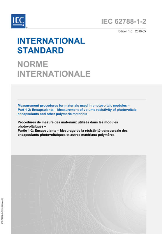 IEC 62788-1-2:2016 - IEC-Normen - VDE VERLAG