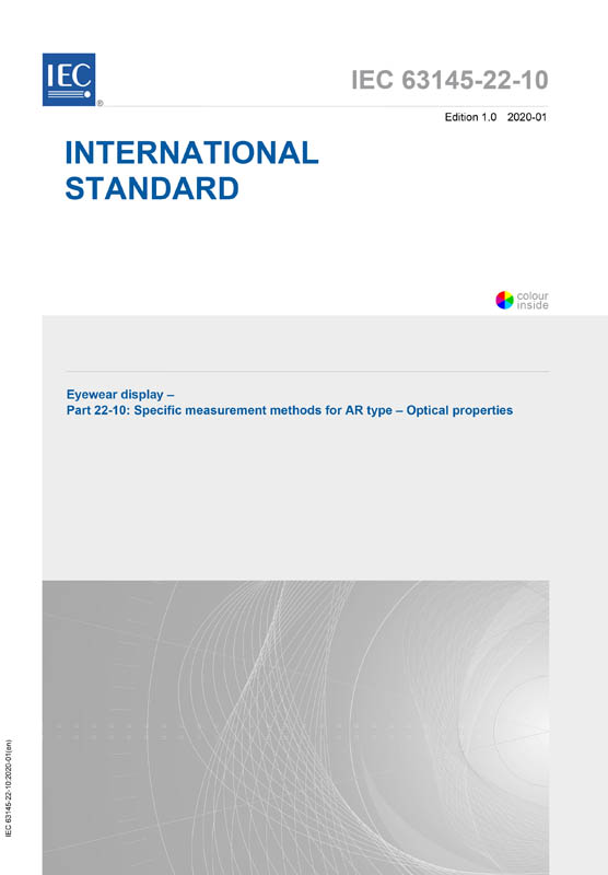 IEC 63145-22-10:2020 - IEC Standards - VDE Publishing House