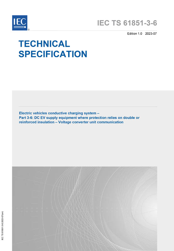 IEC TS 61851-3-6:2023 - IEC Standards - VDE Publishing House