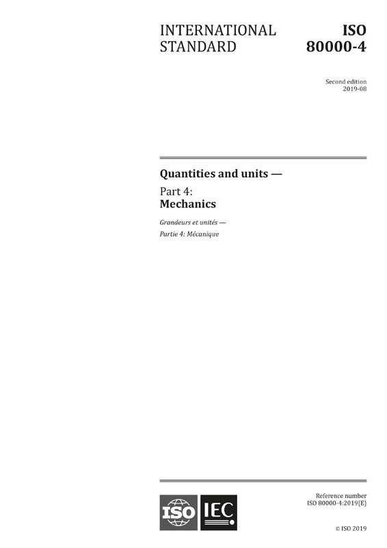 ISO 80000-4:2019 - IEC Standards - VDE Publishing House