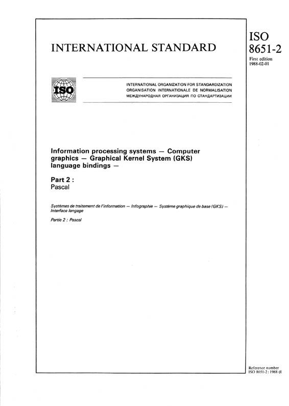 ISO 8651-2:1988 - IEC Standards - VDE Publishing House