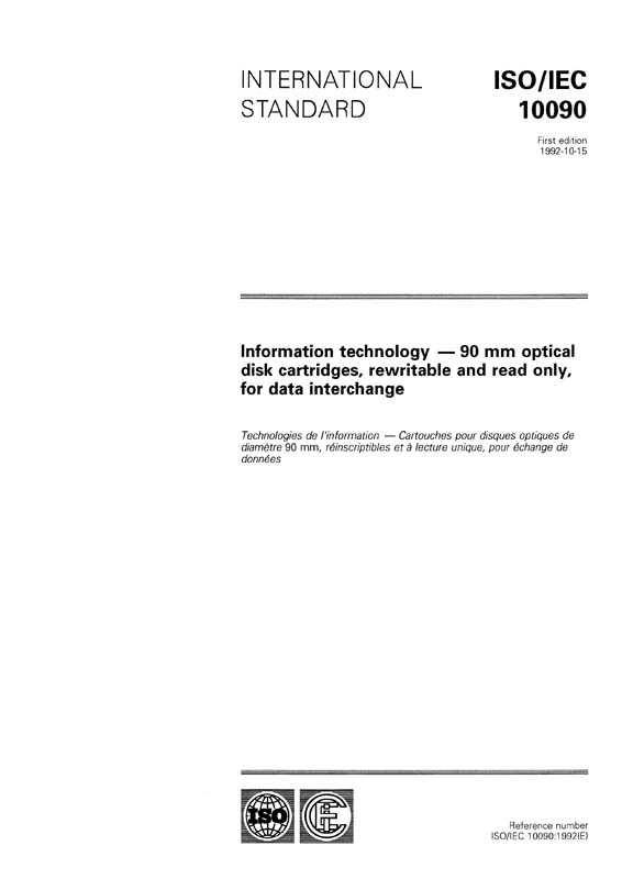 ISO/IEC 10090:1992 - IEC Standards - VDE Publishing House