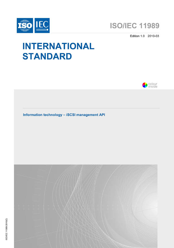 ISO/IEC 11989:2010 - IEC Standards - VDE Publishing House