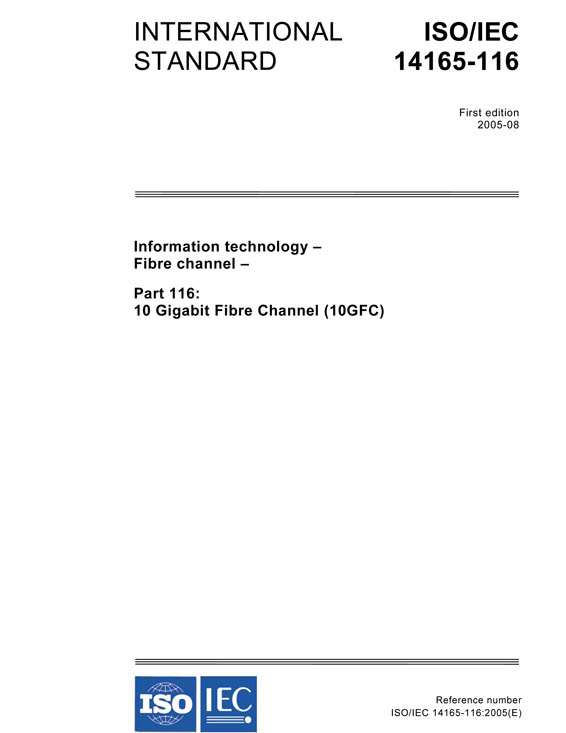 ISO/IEC 14165-116:2005 - IEC Standards - VDE Publishing House