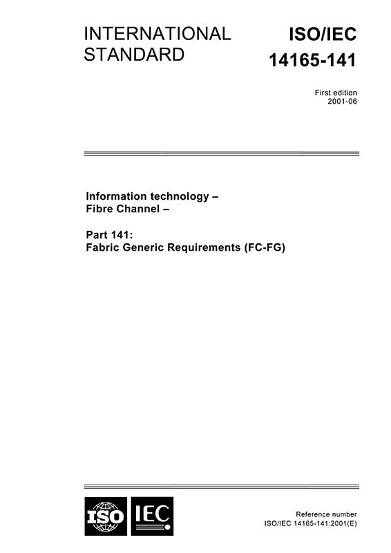 ISO/IEC 14165-141:2001 - IEC-Normen - VDE VERLAG