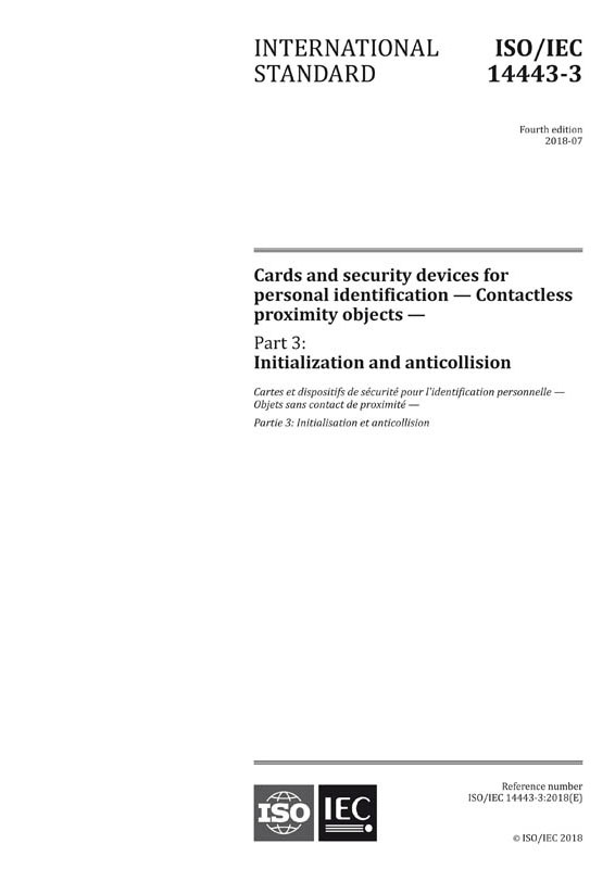 ISO/IEC 14443-3:2018 - IEC-Normen - VDE VERLAG