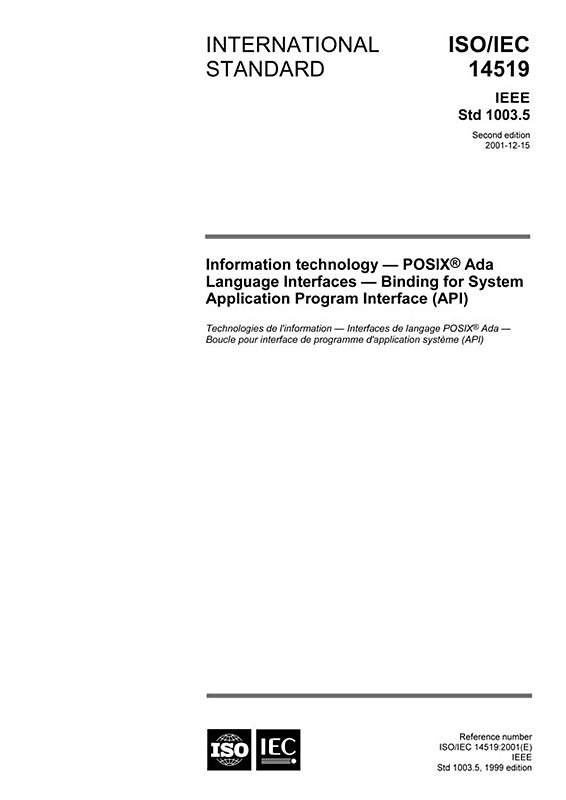 ISO/IEC 14519:2001 - IEC Standards - VDE Publishing House