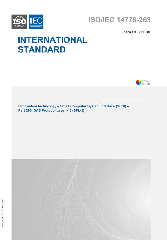 ISO/IEC 14776-263:2018 - IEC-Normen - VDE VERLAG