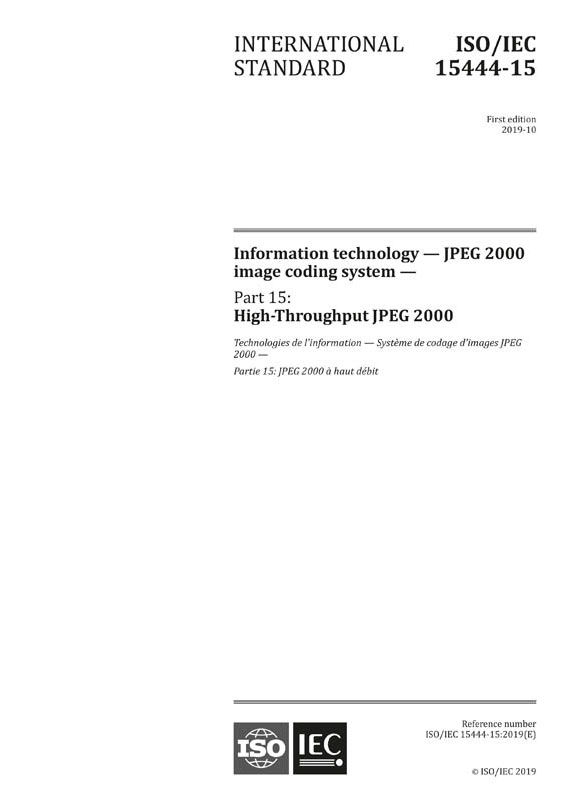 ISO/IEC 15444-15:2019 - IEC Standards - VDE Publishing House