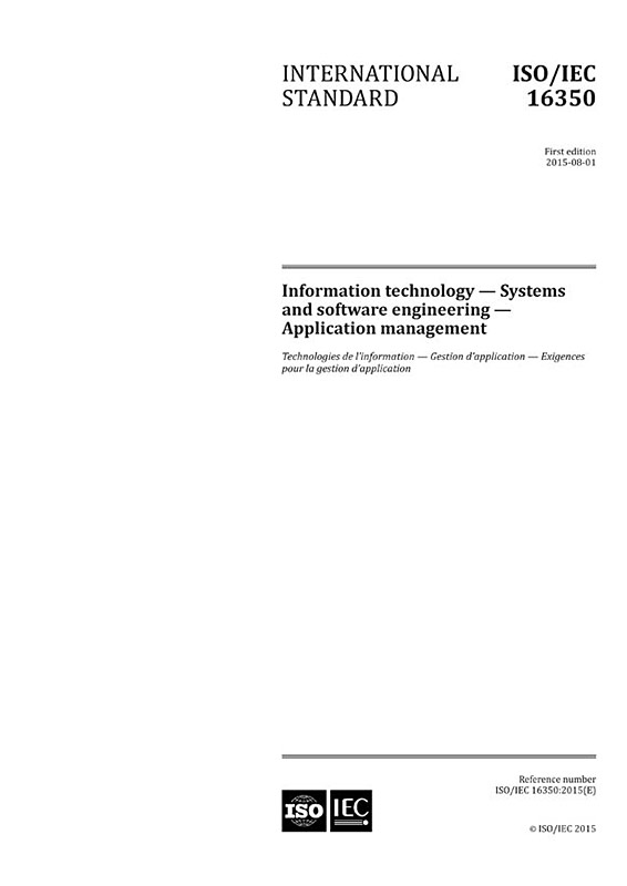 ISO/IEC 16350:2015 - IEC Standards - VDE Publishing House