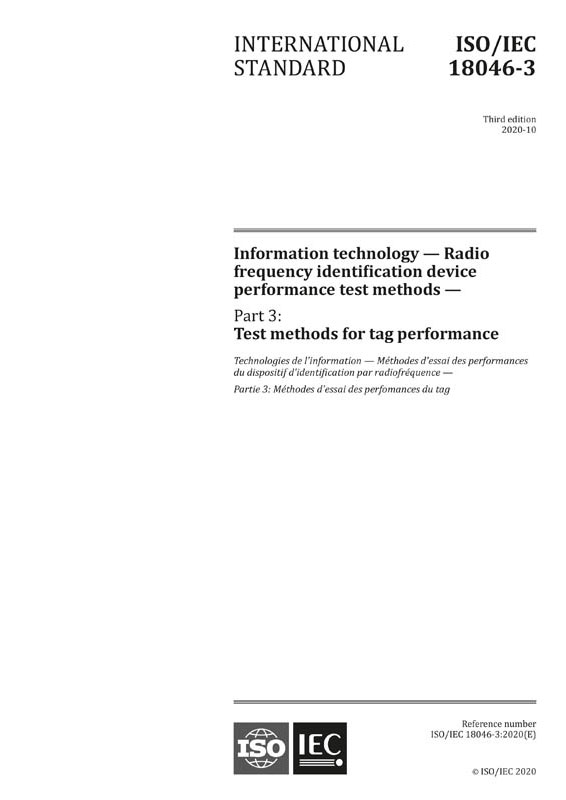 ISO/IEC 18046-3:2020 - IEC Standards - VDE Publishing House