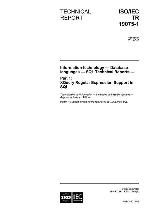 ISO/IEC 19075-1:2021 - IEC-Normen - VDE VERLAG