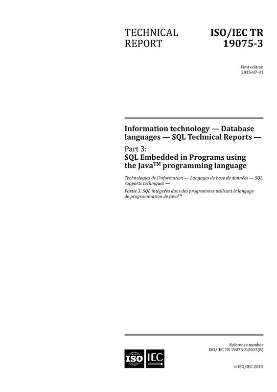 ISO/IEC 19075-3:2021 - IEC Standards - VDE Publishing House