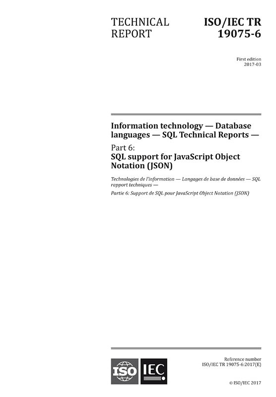 ISO/IEC 19075-6:2021 - IEC Standards - VDE Publishing House