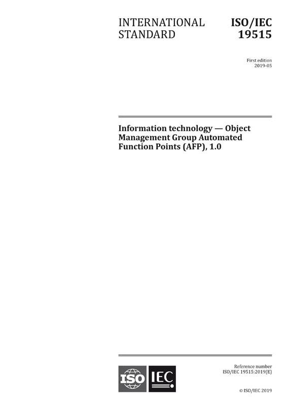 ISO/IEC 19515:2019 - IEC Standards - VDE Publishing House