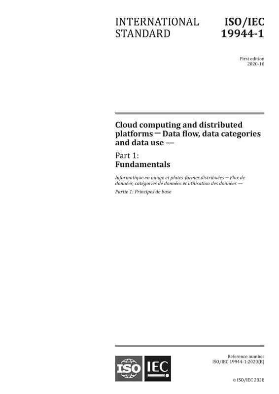 ISO/IEC 19944-1:2020 - IEC Standards - VDE Publishing House