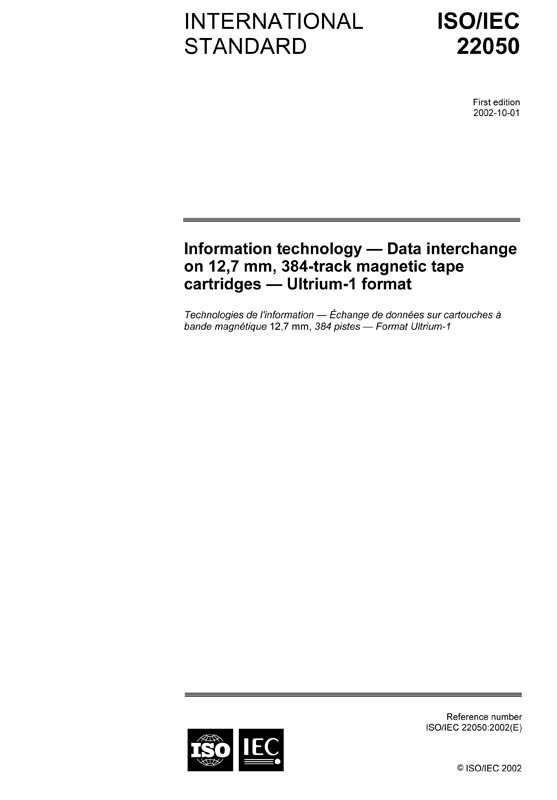 ISO/IEC 22050:2002 - IEC-Normen - VDE VERLAG